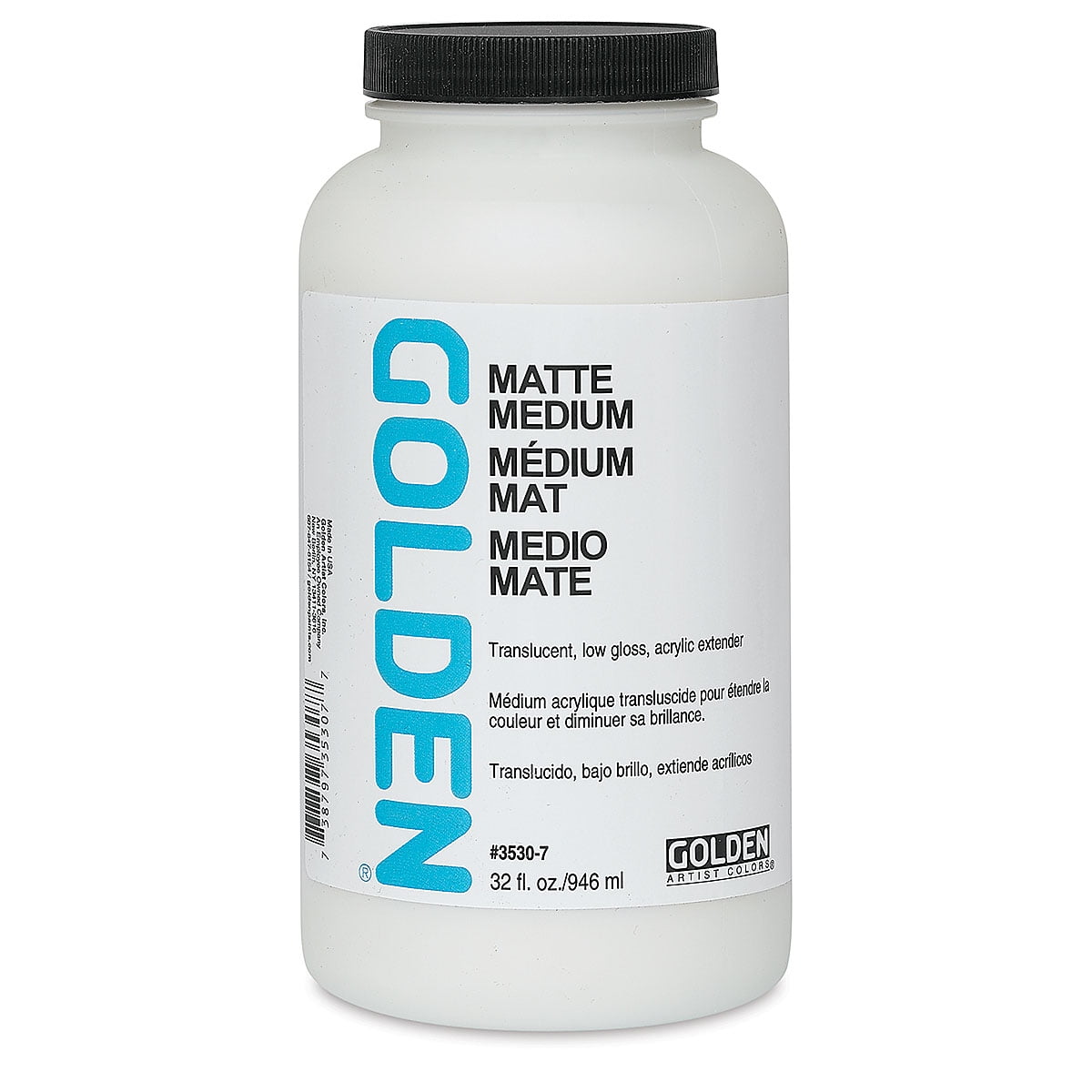 Golden® Matte Medium, 32 oz., Clear - Walmart.com