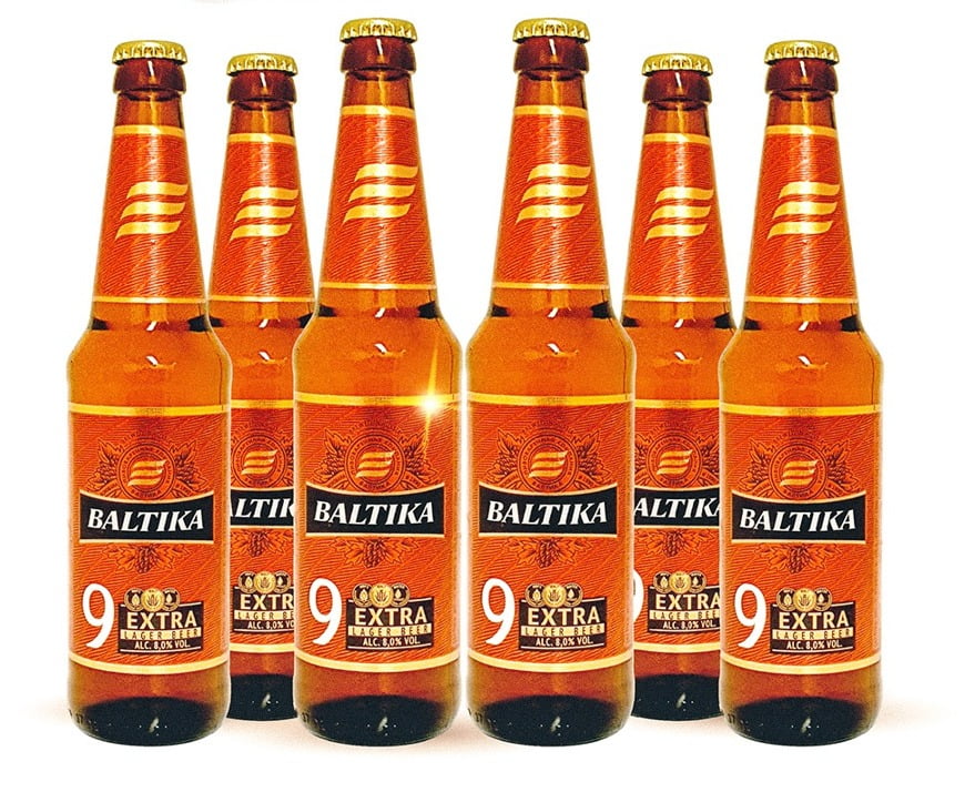 Six Pack Cerveza Baltika #9 470ml C/u Baltika Cerveza Lager | Bodega ...