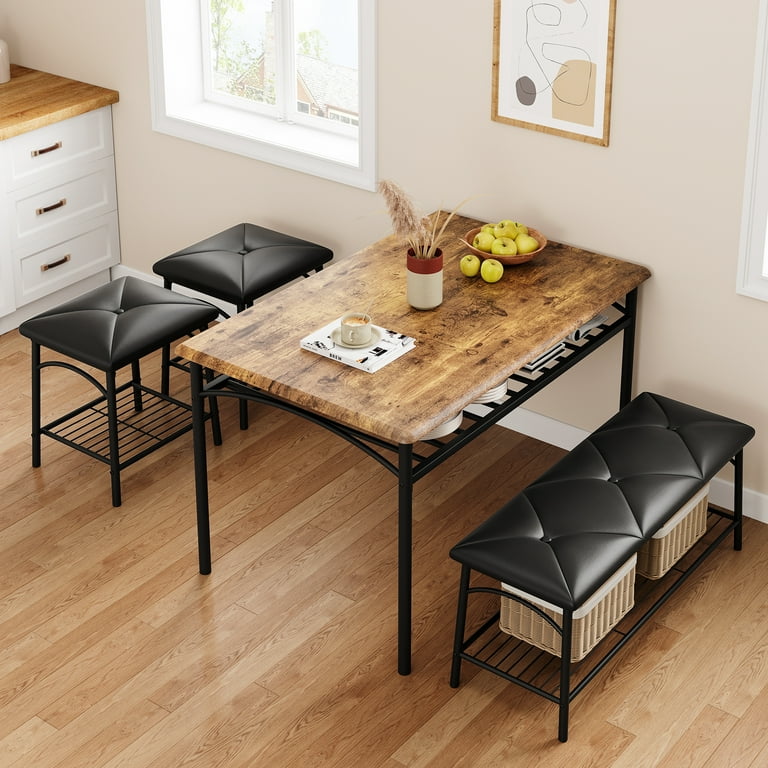 Extendable Dining Table Set GAOMON For 4 To 6 People – Expandable ...