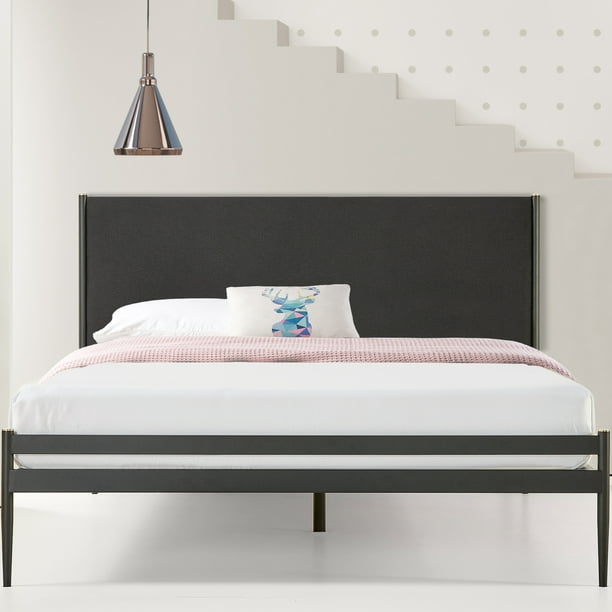 Bellamy Studios Clarrisa 40” Metal Platform Bed Frame, Queen - Walmart.com