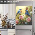 Birds Dishwasher Magnet Cover Reuseable Refrigerator Magnet Cover Decal ...