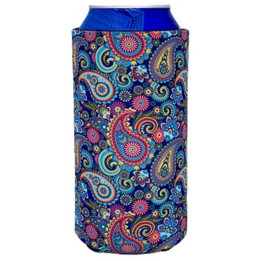 Waves Tropical Beach Pattern 16 oz. Can Coolie - Walmart.com