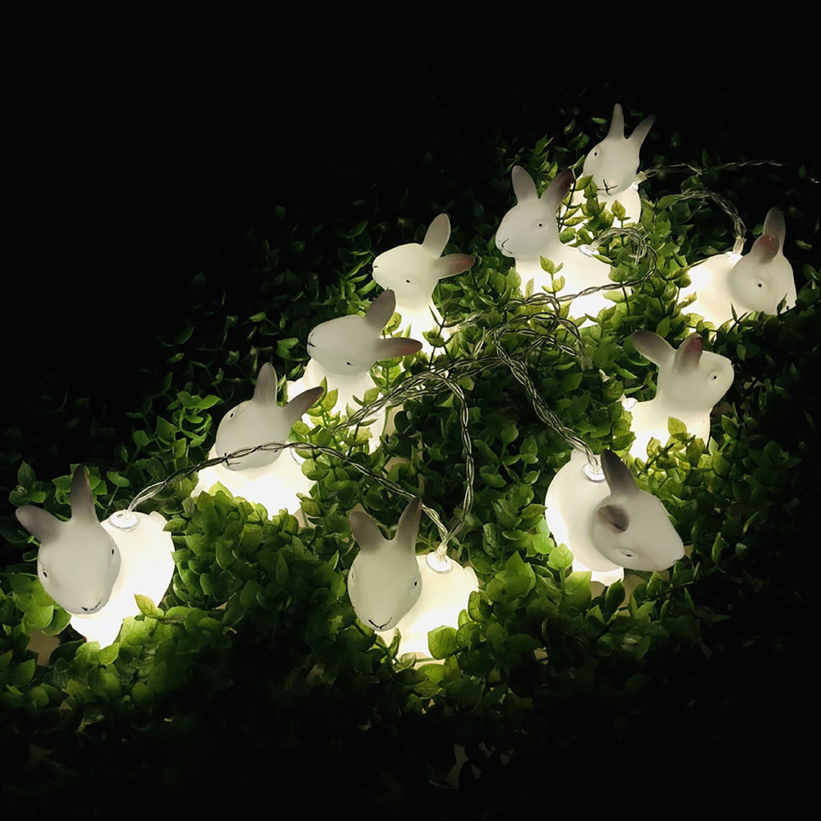 Decorative Lights Bunny Strings Window Party Decoration Pendant LED ...