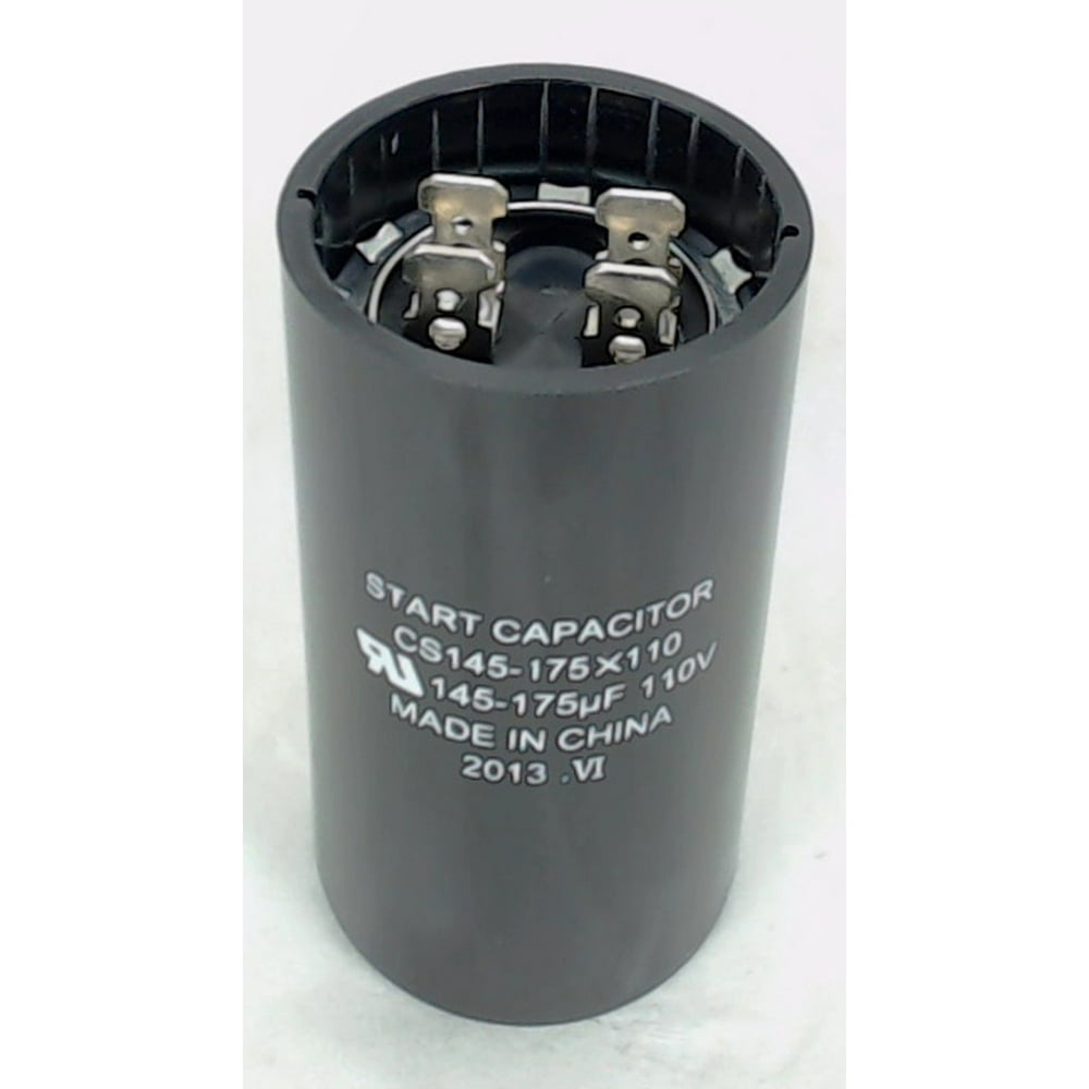 CS145-175X110, Start Capacitor Round 145-175 Mfd. 110 Volt - Walmart ...