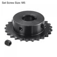 25 Tooth Roller Sprocket B Type, #25 Chain, Single Strand 1/4" Pitch ...