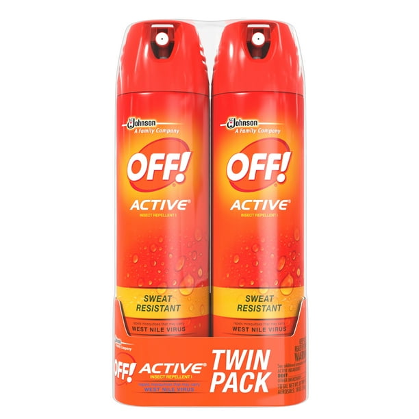 OFF! Active Sweat Resistant Insect Repellent I, 9 Oz., 2 Count ...