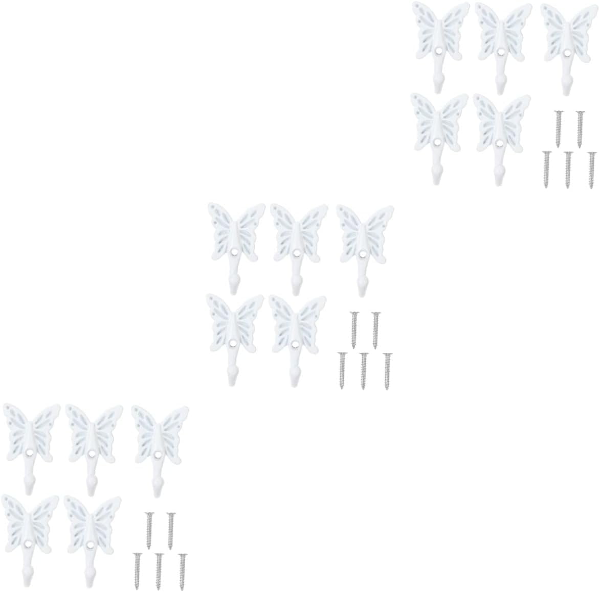 15 Pcs Hook up Hat Wall Hooks Wall Mount Clothing Rack Metal Clothes ...