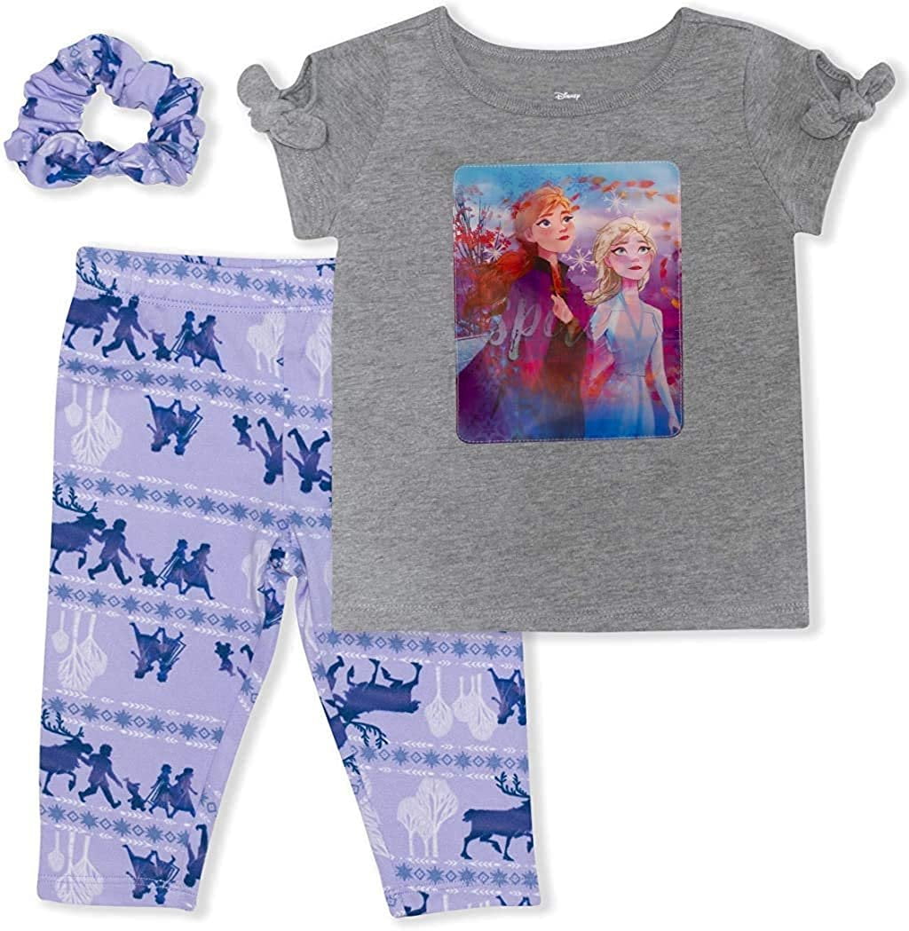 Disney Frozen II 3-Piece Leggings for Girls & Toddlers with T Shirt ...