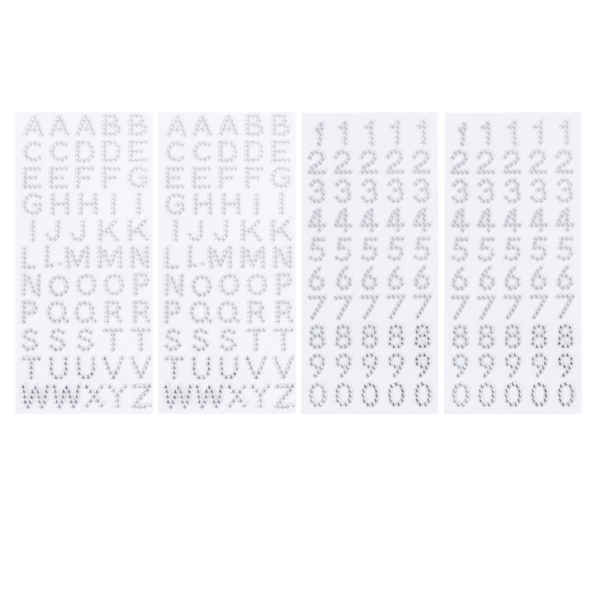 Frcolor Stickers Cap Rhinestone Alphabet Decorationsgraduation Adhesive ...