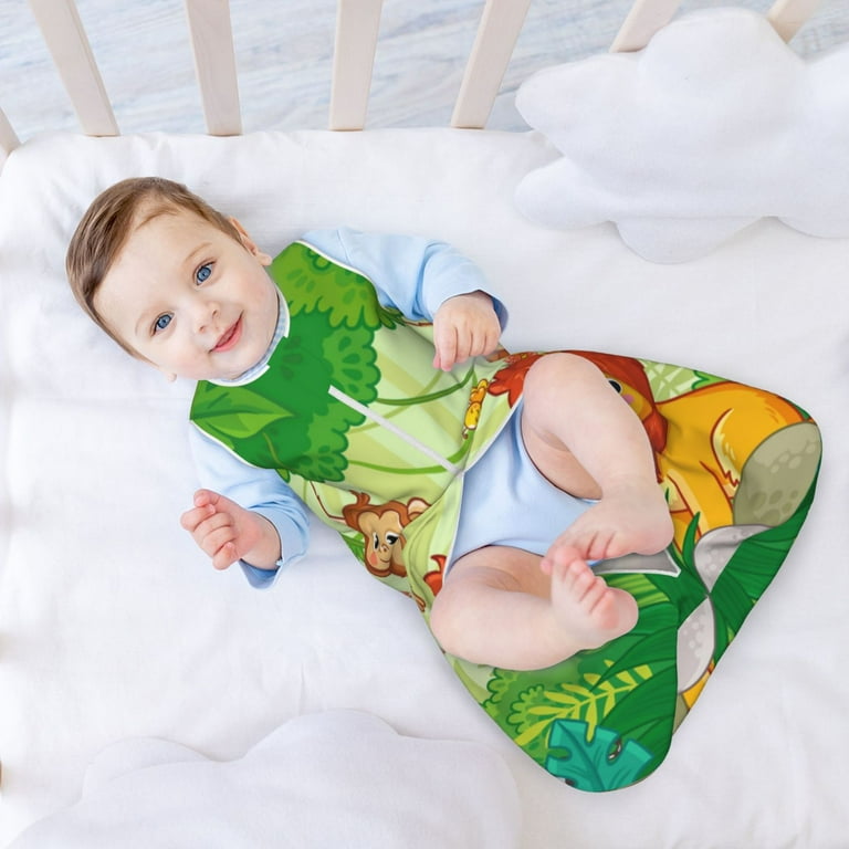 Wearable Blanket Toddler Wearable Baby Blanket - African Animal Pattern ...