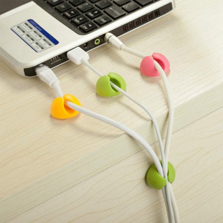 Cable Clips Organizer for Desk Color, Wire Clips Desktop, Cable Holder ...