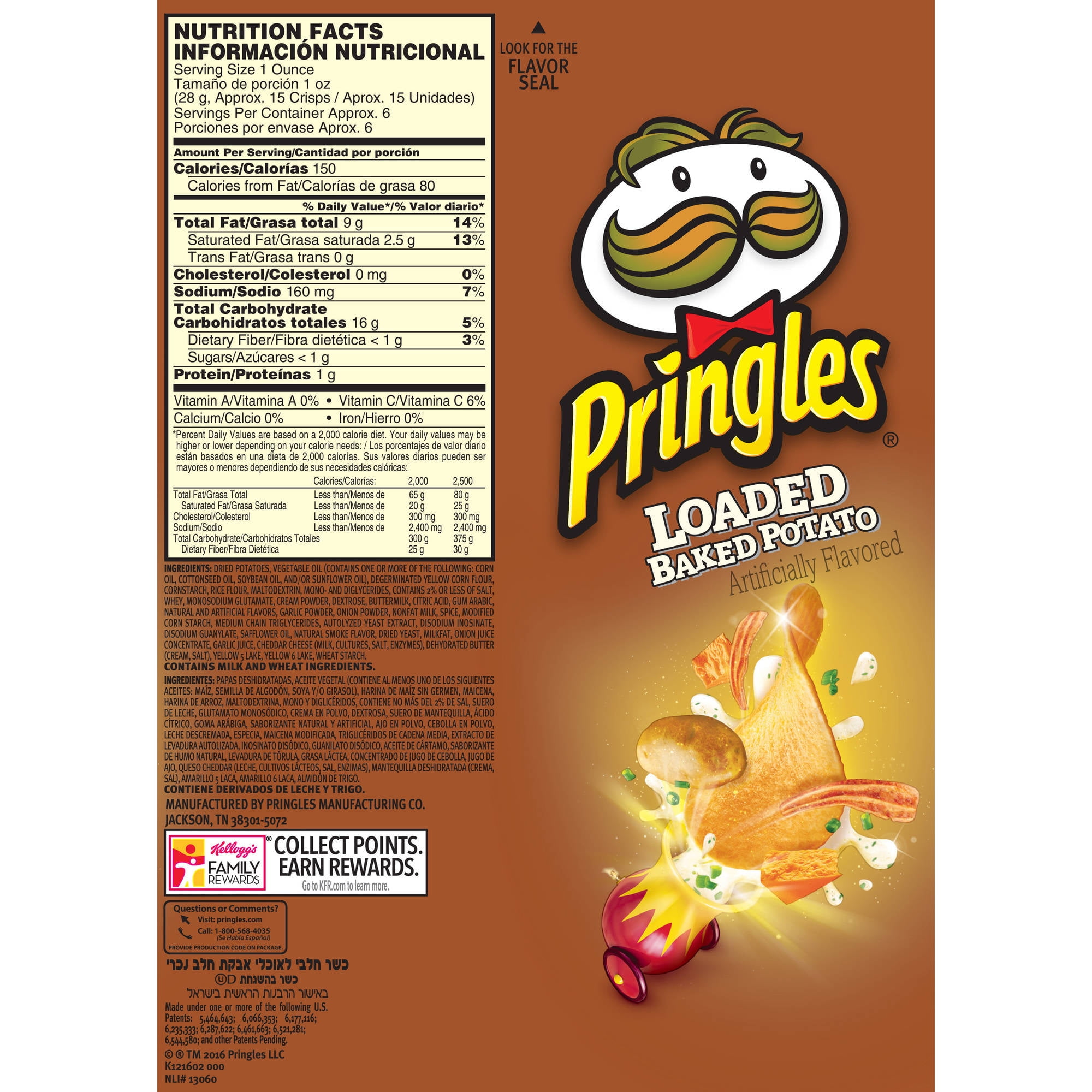 Pringles Loaded Baked Potato