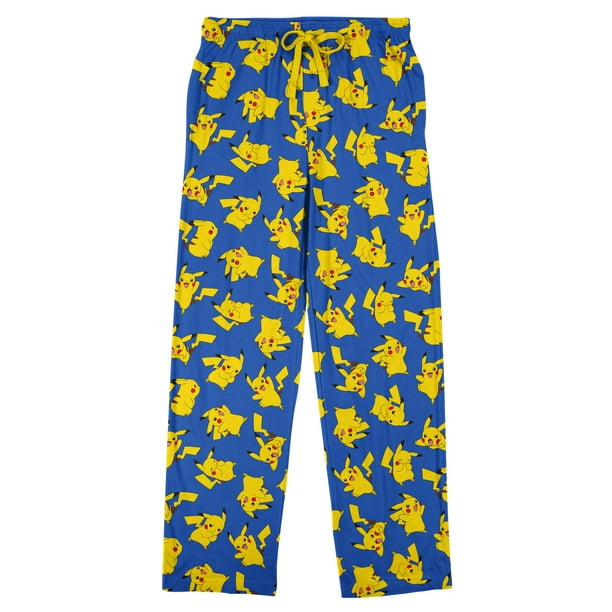 Pokemon Happy Pikachu Men’s Blue Sleep Pajama Pants-Large - Walmart.com