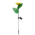 AuroraX Sunflower Solar Lights Outdoor for Lawn LED Decorative ...