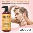 PURA D'OR MD Anti Hair Thinning Shampoo, Clinically Tested, Promotes ...