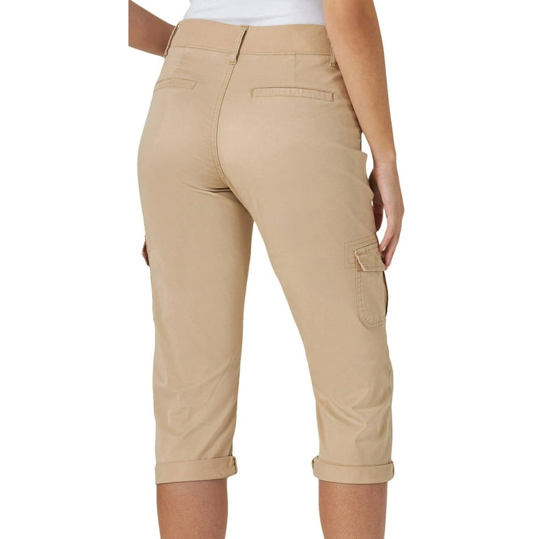 Lee Womens Solid Utility Capris 6 Khaki - Walmart.com Lee Womens Solid Utility Capris 6 Khaki - Walmart.com