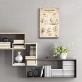 Epic Art 'Tea Bag Blueprint Patent Parchment,' Acrylic Glass Wall Art ...