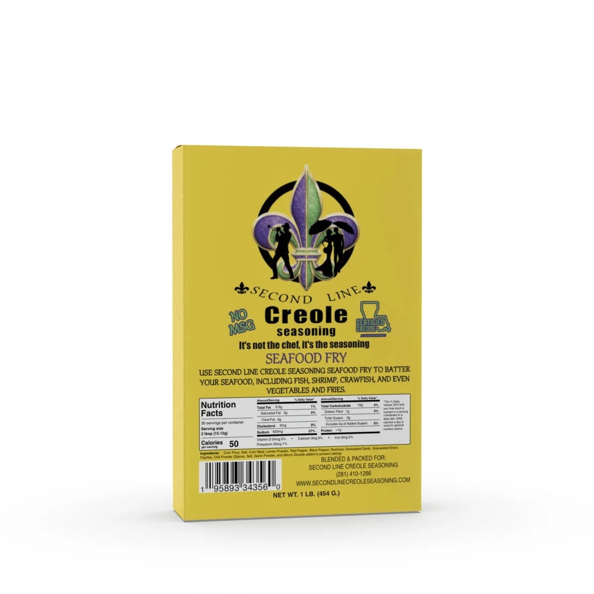 Second Line Creole Seasoning Seafood Fry - Walmart.com