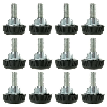 M8 x 28 x 30mm Leveling Feet Adjuster Pad with T-nuts for Sofa Table ...