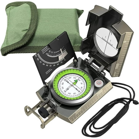 HEIBIN Compasses with Clinometer Professional Waterproof Metal ...