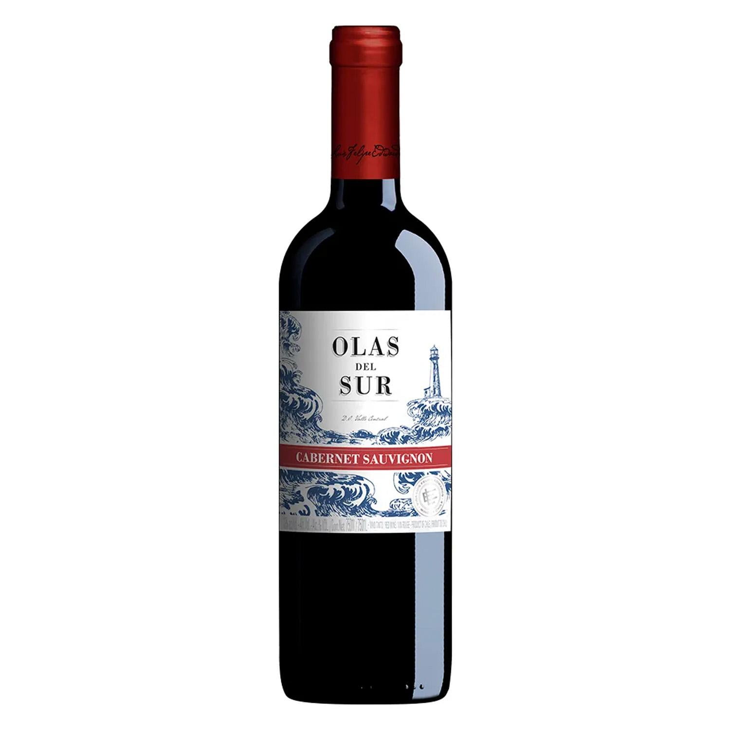 Vino Tinto Olas del Sur Cabernet Sauvignon 750 ml | Walmart en línea
