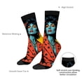 Vibrant Unisex Socks - 2 Pairs with Bold Blue Character Design Red ...