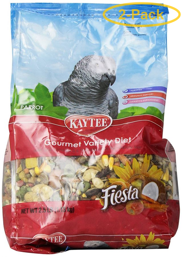 Kaytee Fiesta Max - Parrot Food 2.5 lbs - Pack of 2 - Walmart.com