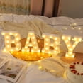 Birthday Letter Light-Light Up Letters-Battery Powered Light Up Letters ...