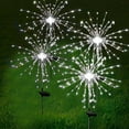 OriginalSourcing Solar Firework Lights 2 Pack Waterproof Garden Decor with 120 LEDs - Walmart.com