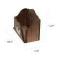 Homewood Farmhouse Wooden Decorative Envelope Shaped Desktop Letter ...