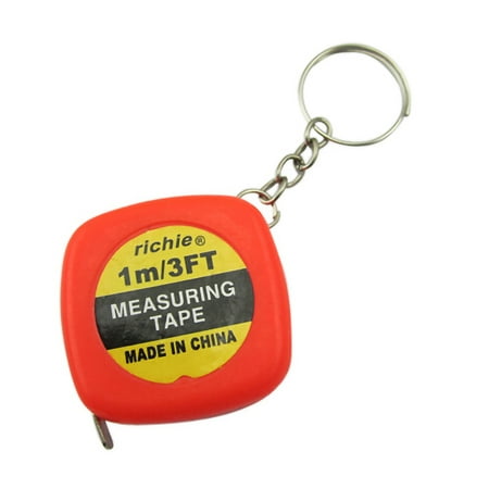 mini pull ruler tape measure keychain pull ruler keyring mini tape ...