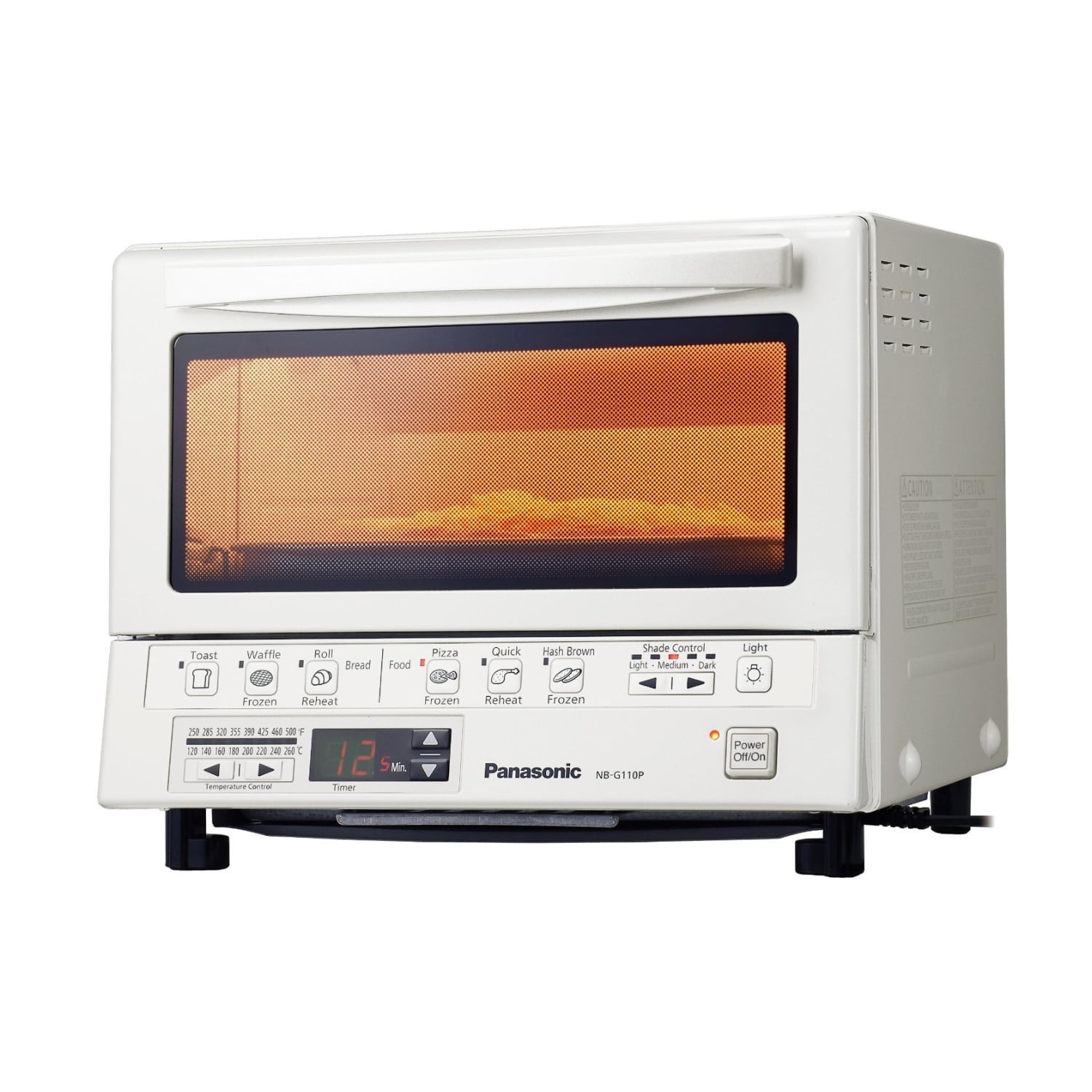Panasonic FlashXpress Toaster Oven with Double Infrared Heating (White ...
