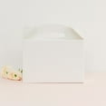 Weddingstar White Rectangle Paper Gift Box With Handle - Walmart.com