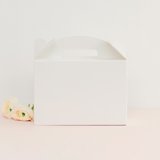 Weddingstar White Rectangle Paper Gift Box With Handle - Walmart.com
