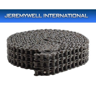 Jeremywell #35-3 Triple Strand Roller Chain 10 Feet + 1 Master Link ...