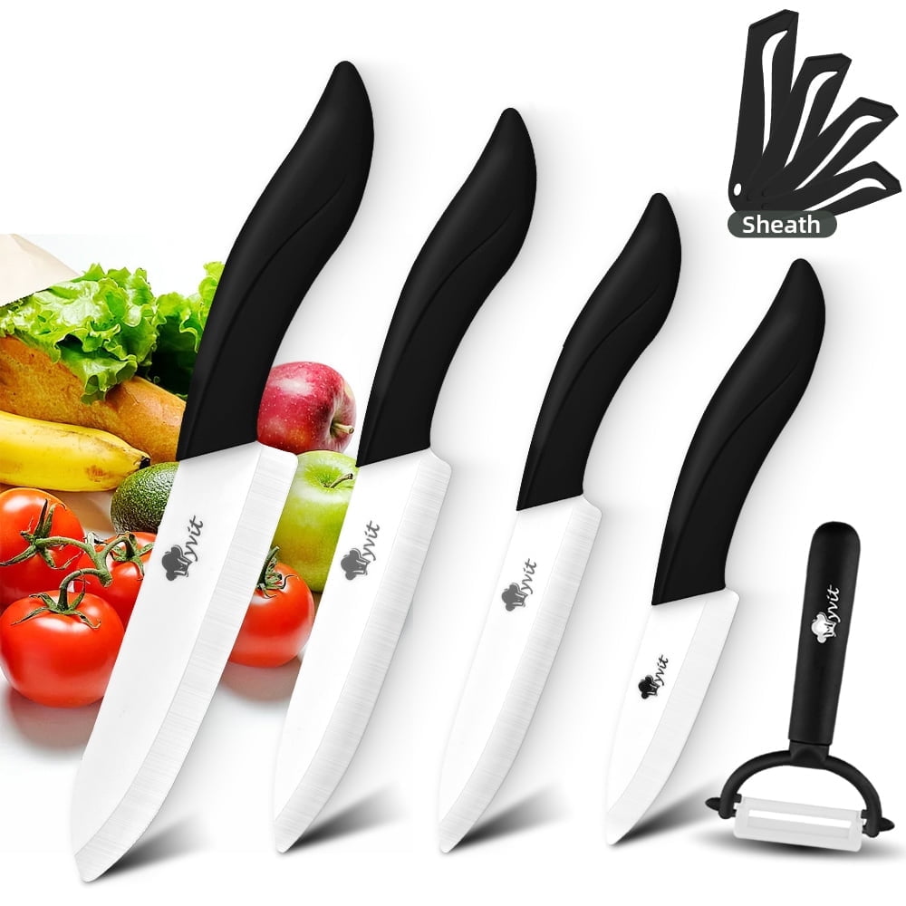 Click here for Akatsuki Ceramic Knives Set Kitchen Chef Knife Wit... prices