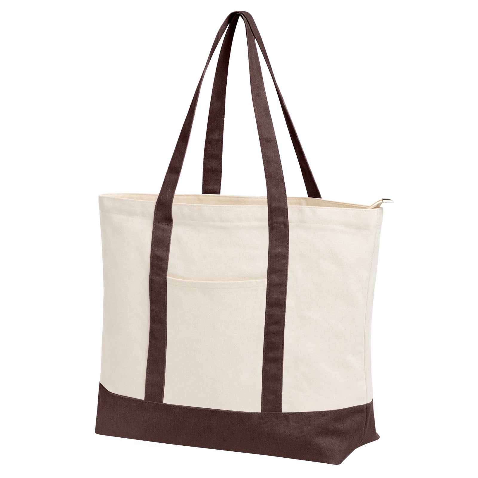 Click here for Muka Canvas Tote Bags With An External Pocket  Top... prices