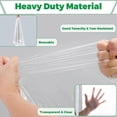 POLYETHYLENE Clear Window Insulation Protect Warm Barrier Curtain For ...