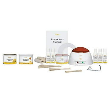 GiGi Professional Grade Hair Removal Waxing Kit with Hard Wax, Bikini ...