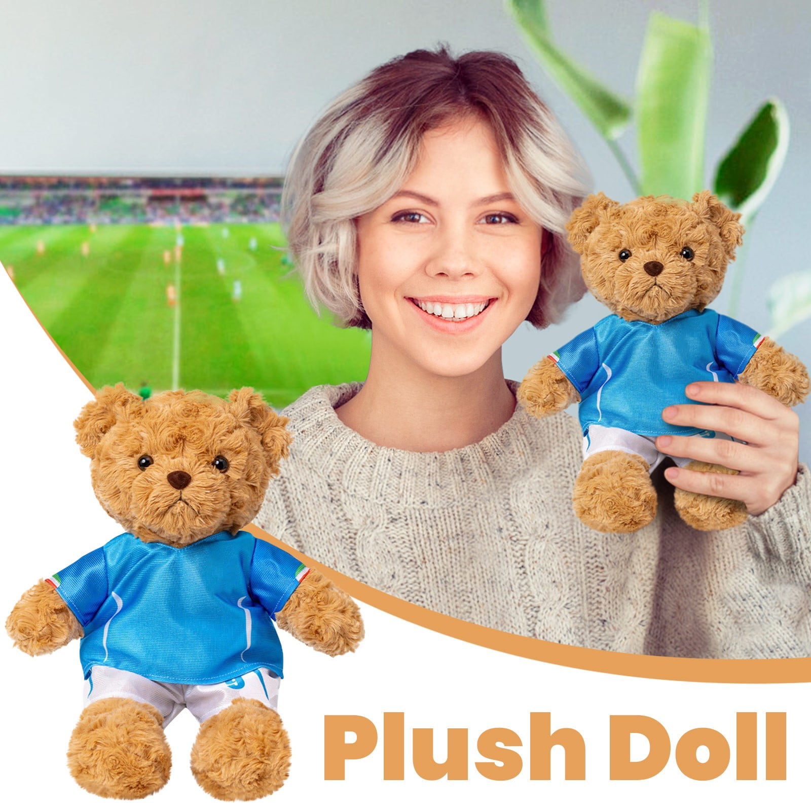 Jellycat Bear 4 Inch Plush Toy - Ultra Soft Stuffed Animal, Easter Gift ...