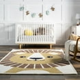 nuLOOM Raffy Happy Lion Kids Area Rug, 8' x 10', Beige - Walmart.com