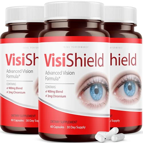 Visishield Advanced Vision Formula for Eyes Supplement Pills Vitamins ...