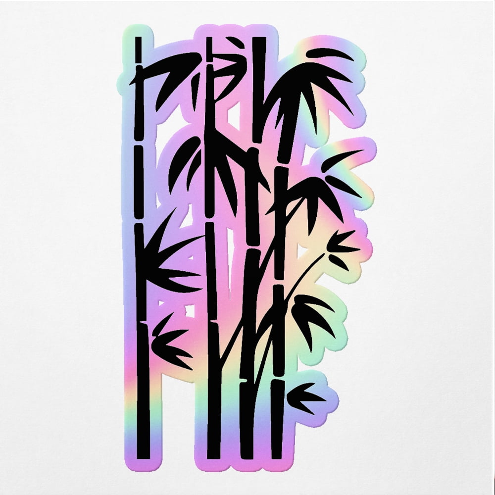 Vinyl Stickers Decals Of Bamboo Plants - Apply On Any Smooth Surfaces ...