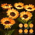 Witeem Outdoor Sunflower Solar Powered Lights, 20 LED, 2-Pack - Walmart.com