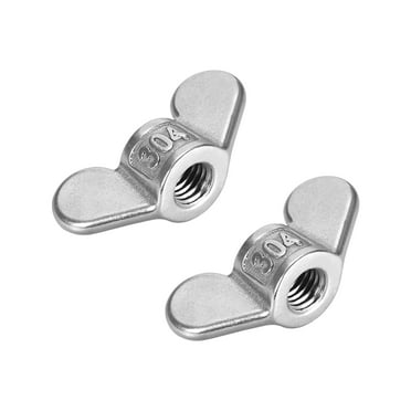 M4 Wing Nuts, Stainless Steel 304 Hand Twist Tighten Ear Butterfly Nut ...