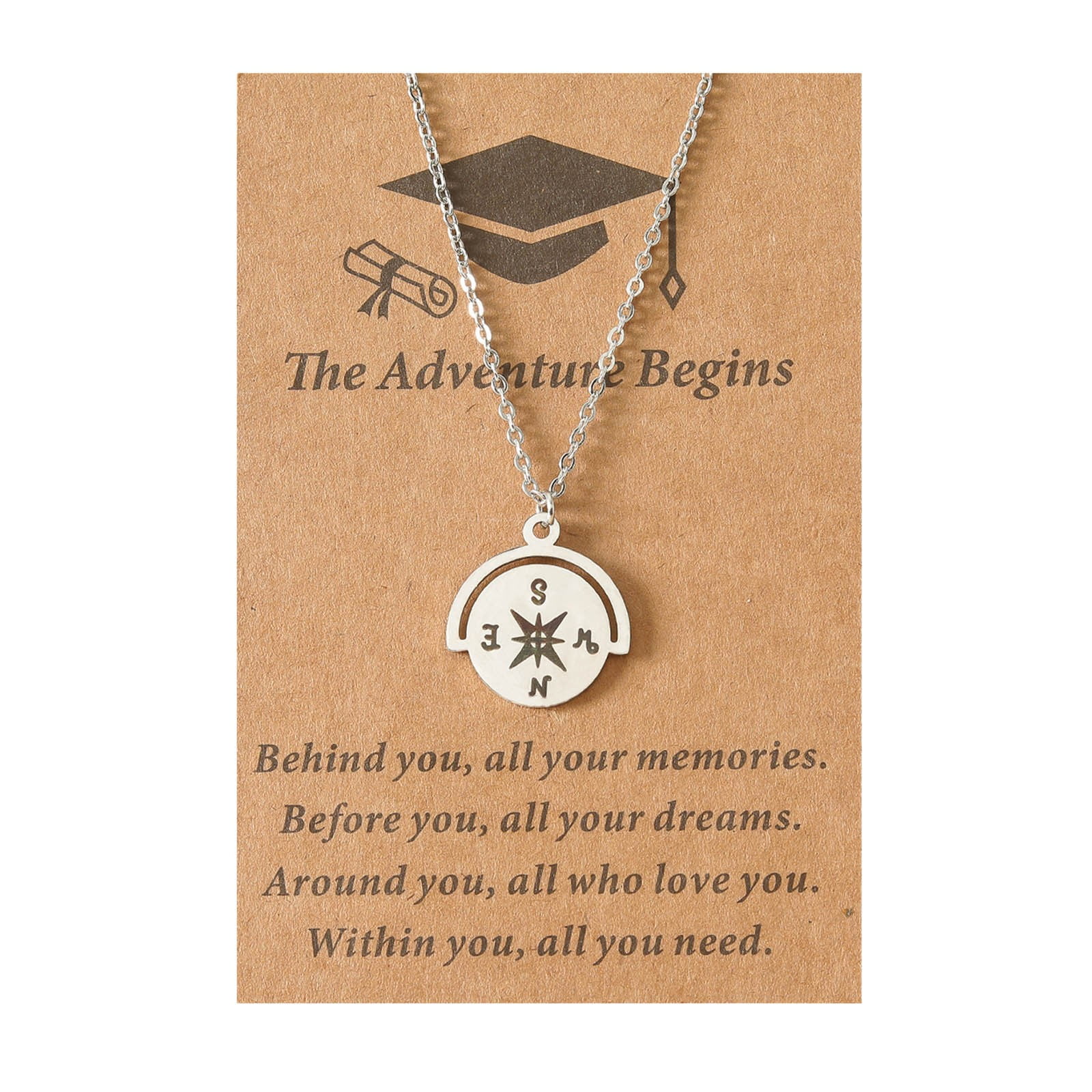 Click here for Hearth & Gear 1pc Graduation Nceklace For Her Him... prices