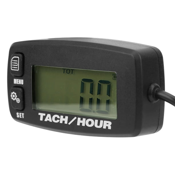 Lcd Tachometer Hour Meter Rpm Gauge Tach Gauge Engine Rpm Display LCD Backlit Gauge Resettable ...
