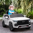LHYY Chevrolet TAHOE Licensed Ride on Car,12V Battery Powered Electric ...