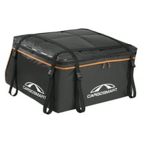 CargoSmart 15 Cubic ft Storm Proof Auto Rooftop Cargo Bag Black, 6658 ...