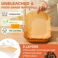 Air Fryer Liners Disposable, 125Pcs Parchment Paper, 8 Inch Non-stick ...